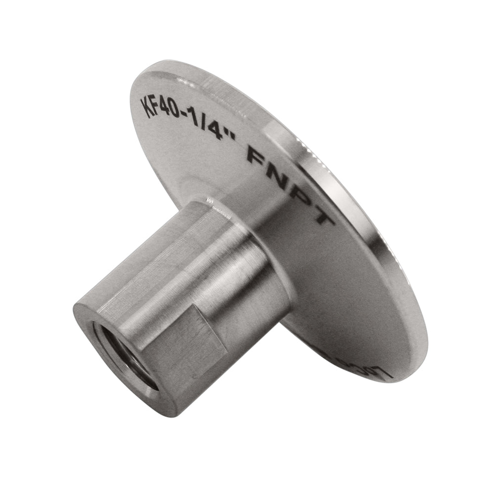 KF-40 Flange to 1/4" NPT Female Vacuum Fitting Adapter
