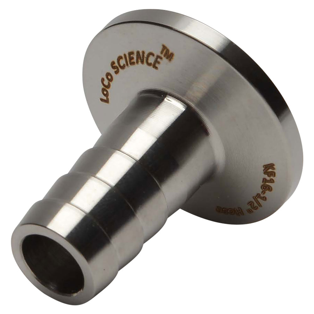 KF-16 Flange to 1/2" Hose Barb Adapter | Stainless Steel