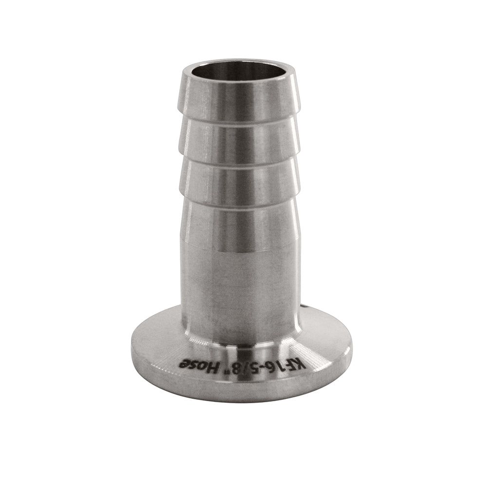 KF-16 Flange to 5/8" Hose Barb Adapter | Stainless Steel