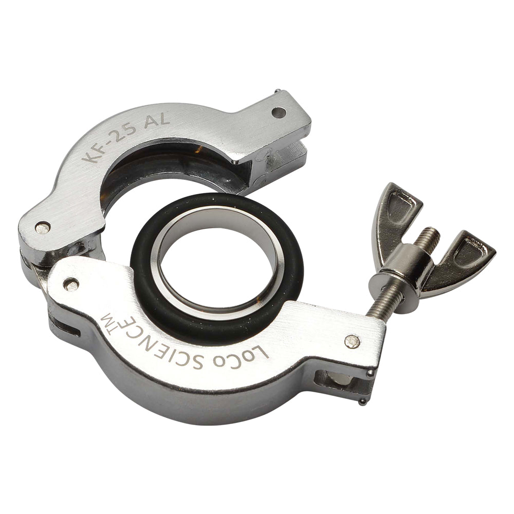 KF-25 Flange Vacuum Clamp | Aluminum | LoCo Science