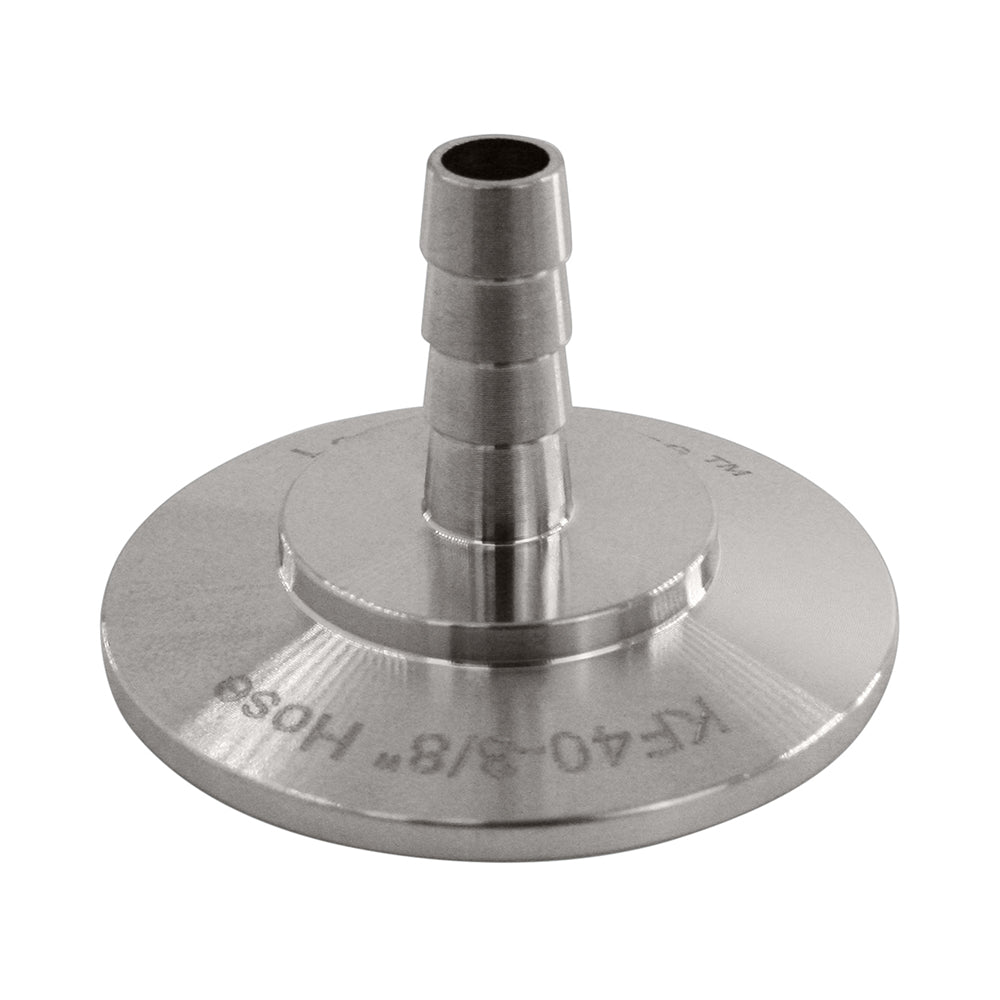 KF-40 Flange to 3/8" Hose Barb Adapter | LoCo Science