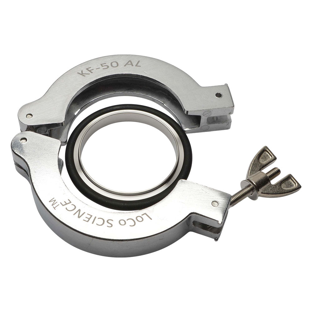KF-50 Flange Hinge Clamp Vacuum Fittings | Aluminum